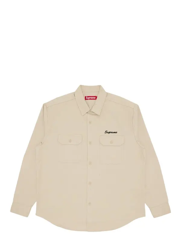 Supreme Our Lady Work Shirt 'khaki - Tan