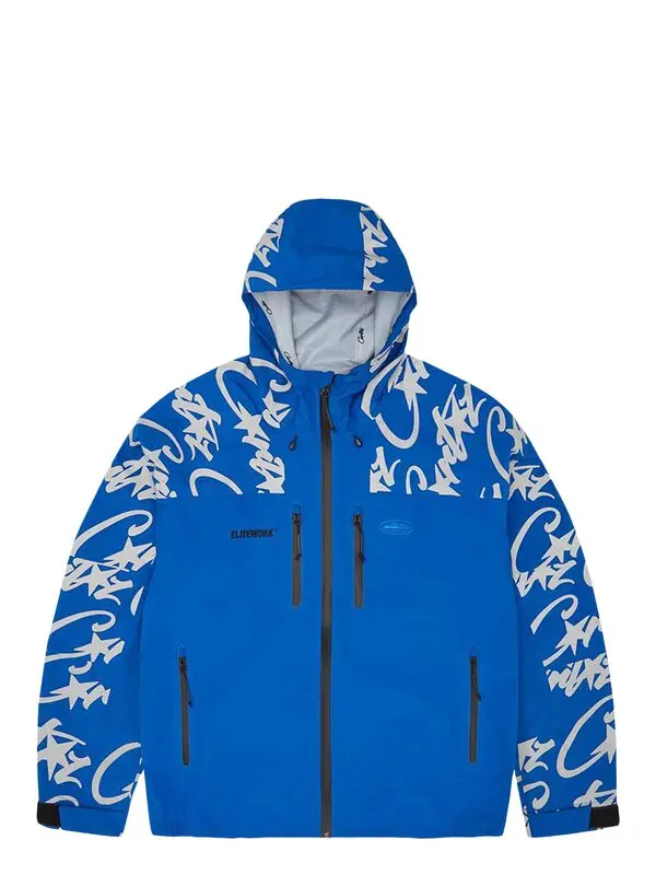 CORTEIZ Elitework Waterproof Shell Jacket - Blue