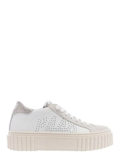P448 Creeper Platform Sneaker - Silver Dust
