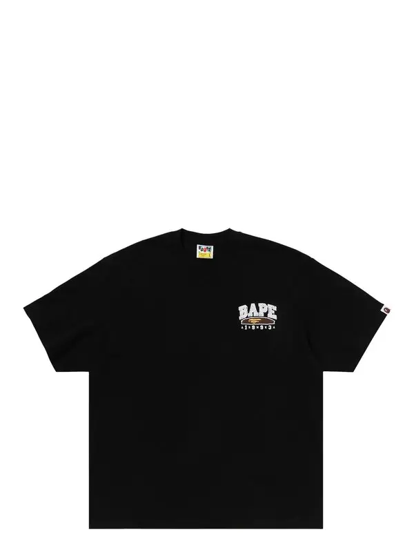 A BATHING APE Hand Draw Relaxed Fit Tee - Black