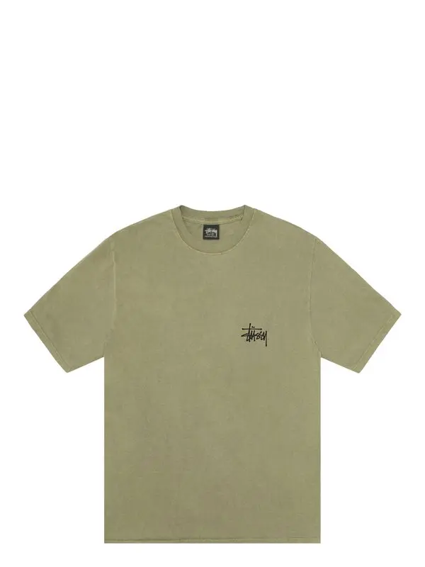 StÜssy Basic Pigment Dyed T-shirt - Green