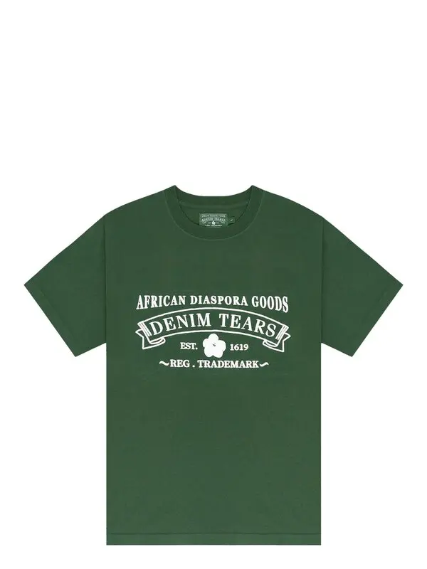 DENIM TEARS Adg Tee 'washed - Green