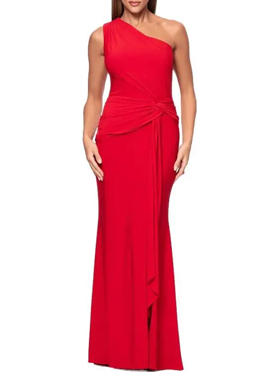 XSCAPE EVENINGS One-shoulder Gown - Red