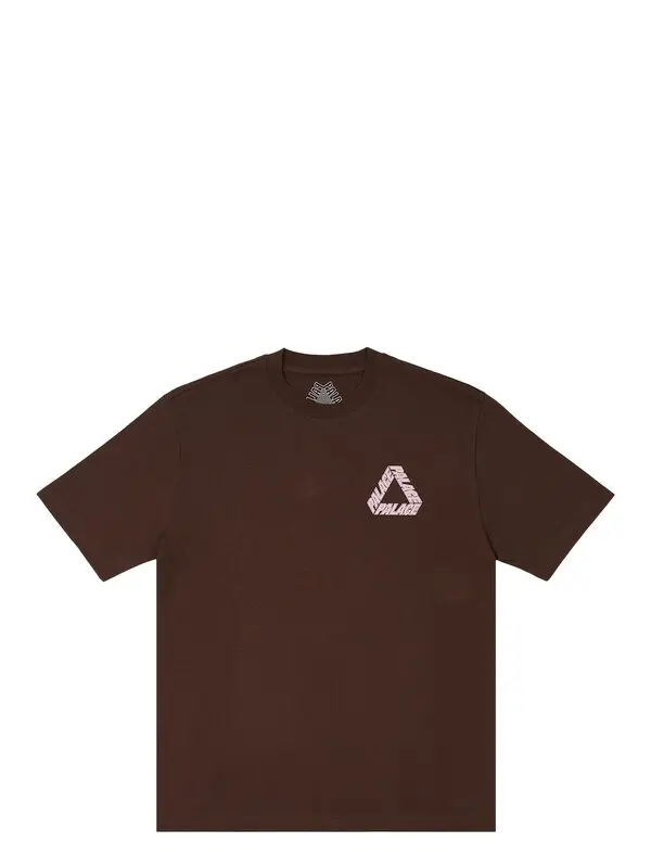 PALACE P-3 Outline T-shirt 'nice - Brown