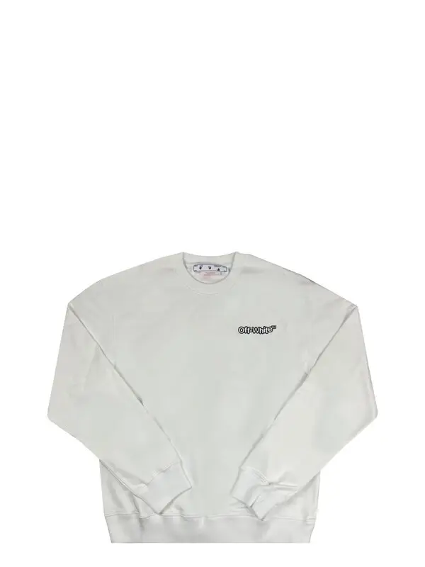 Off-White Tm Logo Print Crewneck /black - White