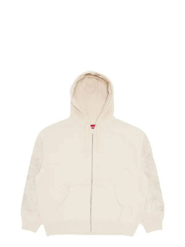 Supreme Aoi Zip Up Hooded Sweatshirt 'natural - Cream
