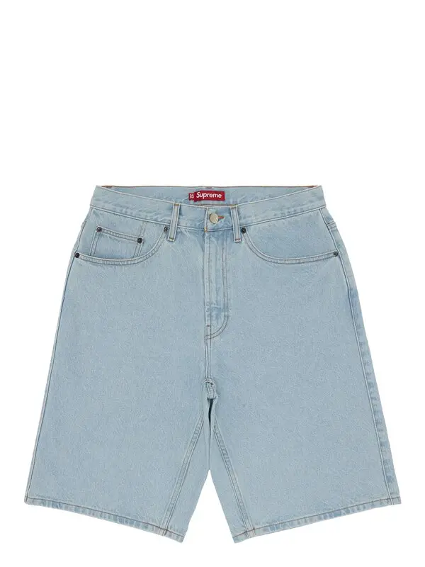 Supreme Baggy Denim Shorts - Blue