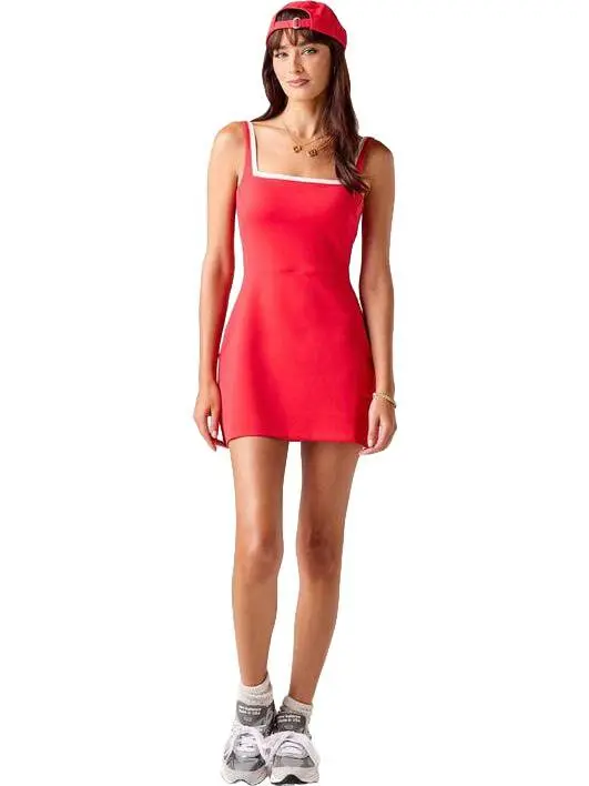 GOLDIE BYRD Cami Tennis Dress - Red