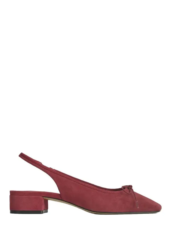 Everlane Ballet Slingback Heel - Karanda Red