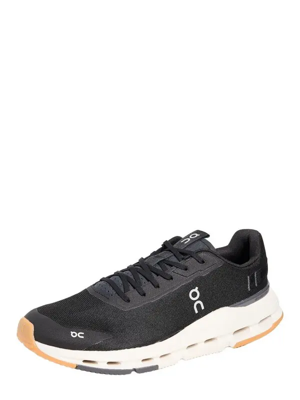 On Cloudnova Form Sneakers - Black Ivory