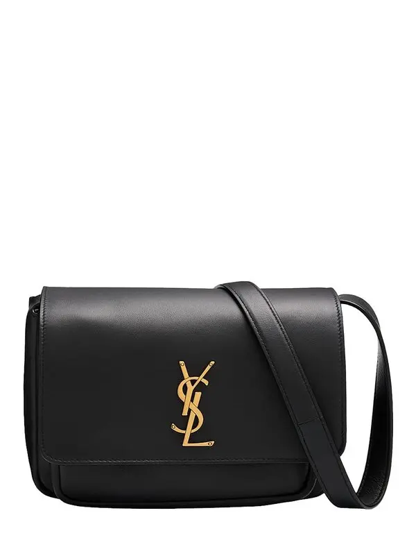 Saint Laurent Niki Flap Crossbody Bag - Noir