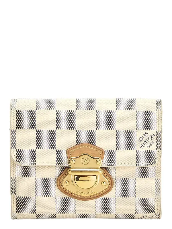 LOUIS VUITTON Damier Azur Joey - White