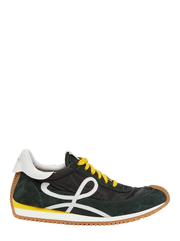Loewe Flow Runner 2.0 Low-top Sneakers - Blk/wht/yel/grn