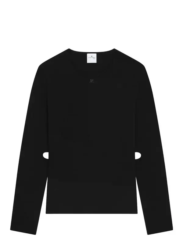COURREGES Cut-out Jumper - Black