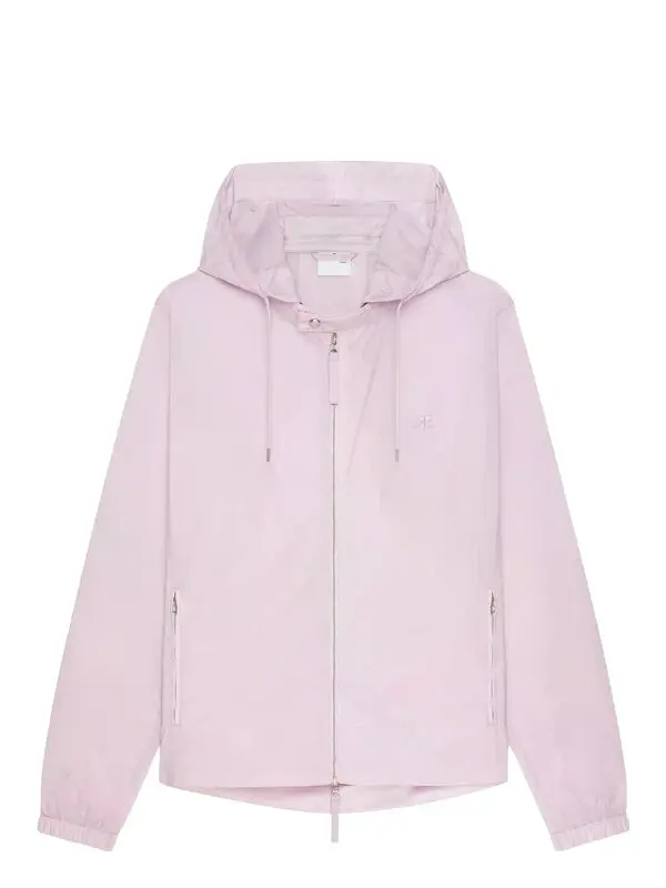 COURREGES Hooded Windbreaker - Pink