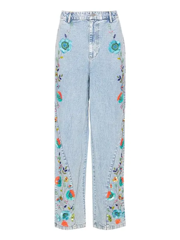 Essentiel Antwerp Sequined Jeans - Blue