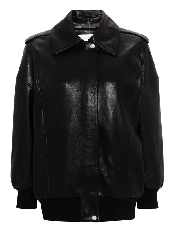 Alexander McQueen Leather Jacket - Black