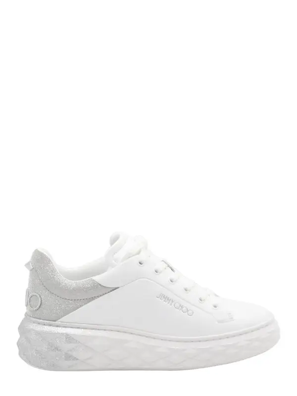 JIMMY CHOO Diamond Maxi F Sneakers - White