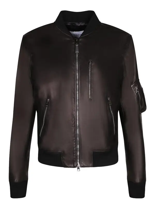 Givenchy Leather Jacket - Black