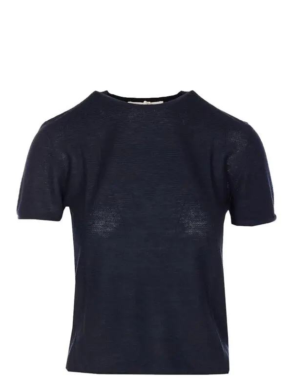 LISA YANG Ira Cashmere T-shirt - Blue