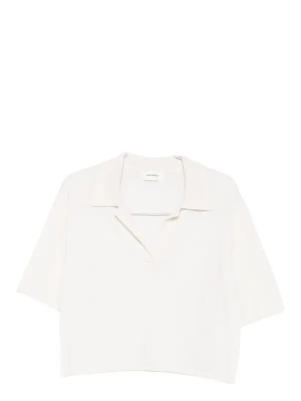 LISA YANG Polo Collar T-shirt - White