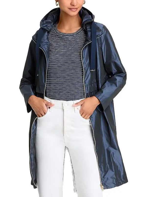 Herno Techno Taffeta Parka - Navy
