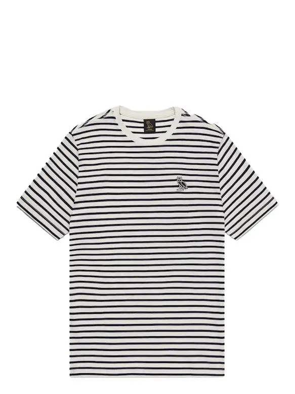 OVO Nautical Stripe T-shirt - Navy Blue