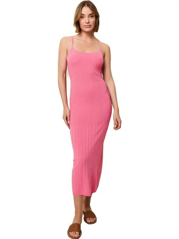 Solid & Striped Noel Ribbed Dress - Pink