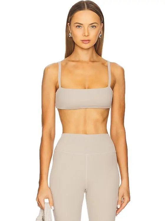 WeWoreWhat Cami Bandeau Bra Top In Taupe - Cashmere