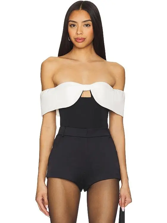 Majorelle Koraline Top - Black & White