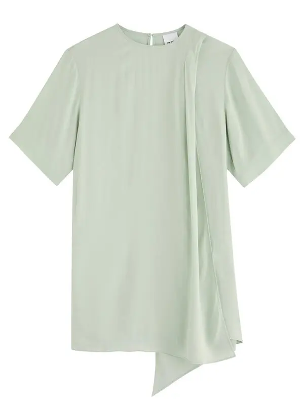 Day Birger Et Mikkelsen Alaia Scarf-effect Mini Dress - Light Green