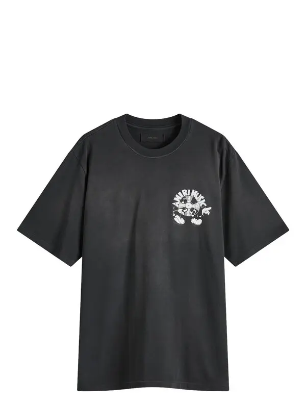 Amiri Music Record T-shirt - Black