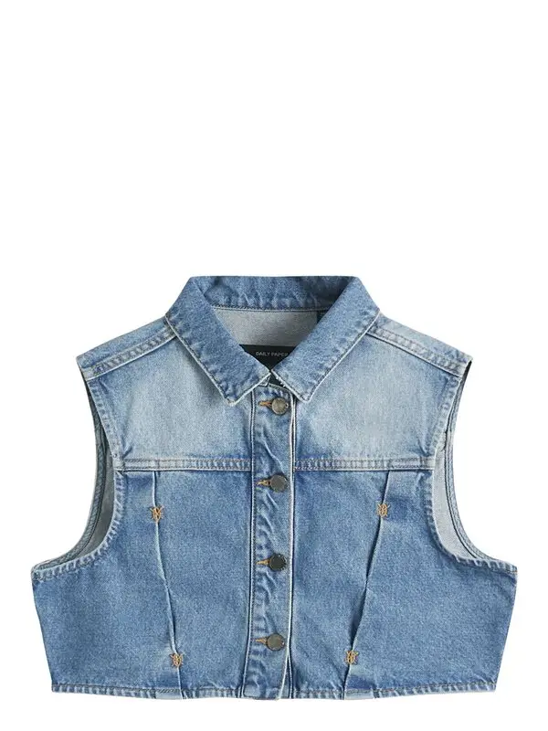 DAILY PAPER Asola Sleeveless Vest - Light Blue