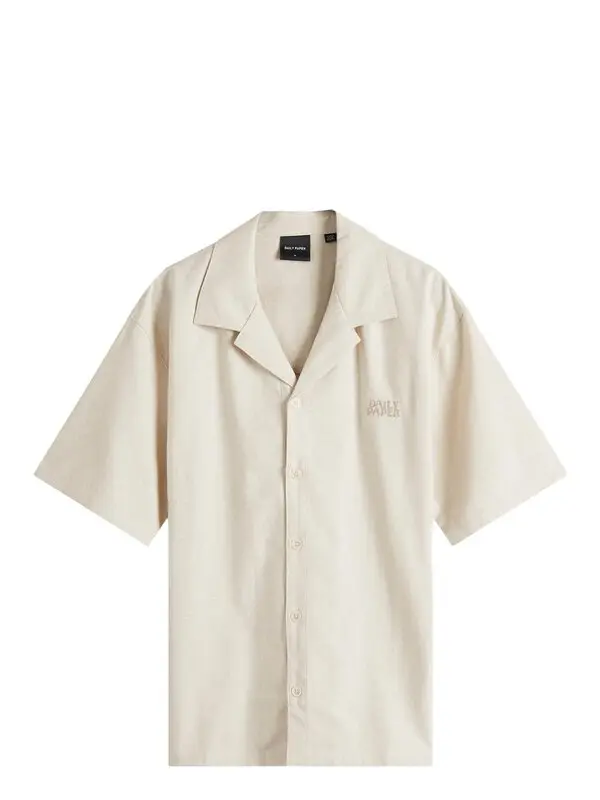 DAILY PAPER Logo Vacation Shirt - Beige