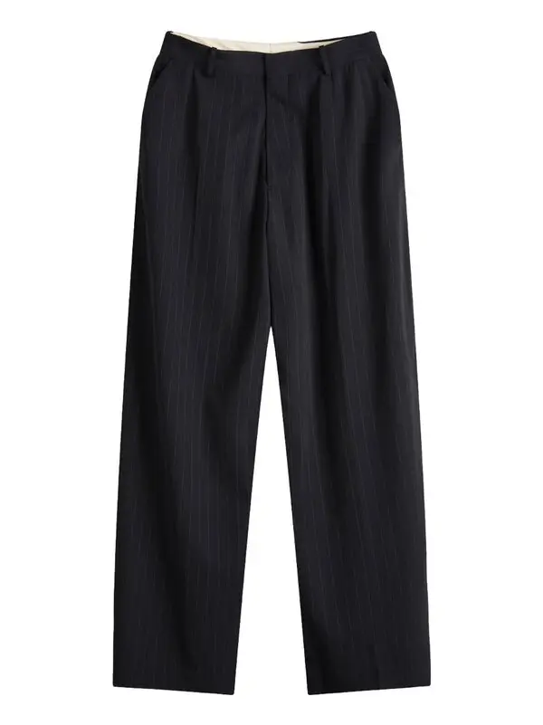 Acne Studios Pasant Vis Pinstripe Trousers - Navy
