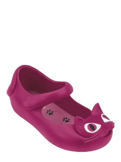Melissa Ultragirl Ii Cat Mary Jane Flat - Dark Pink