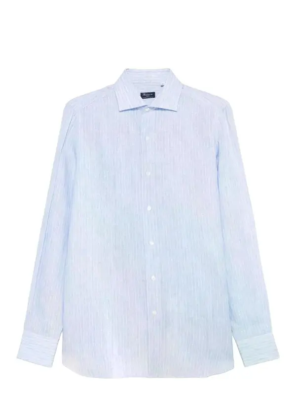 FINAMORE 1925 Striped Shirt - Blue