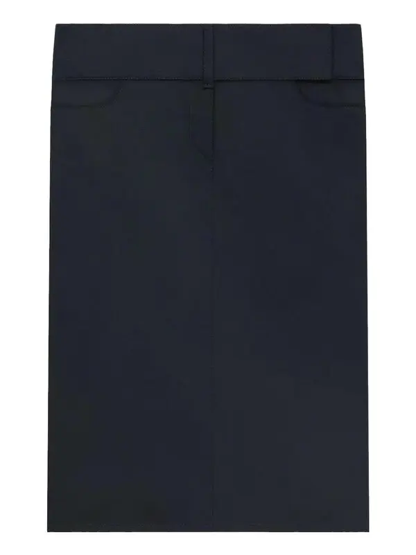 COURREGES Belted Midi Skirt - Blue