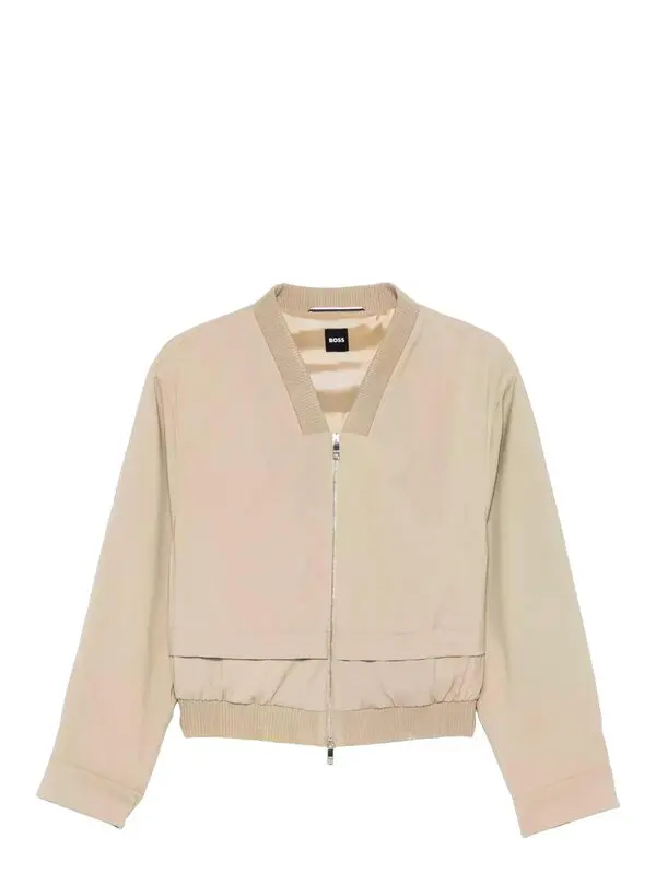 BOSS Layered-effect Jacket - Neutrals