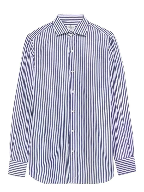 FINAMORE 1925 Striped Shirt - White