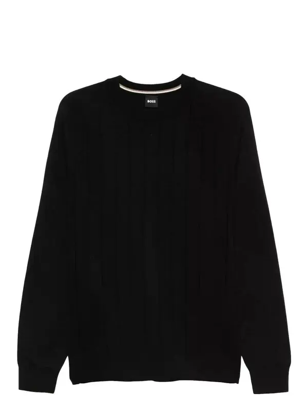 BOSS Knit Sweater - Black