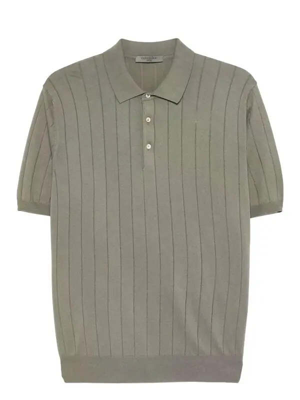 Corneliani Cotton Polo Shirt - Green