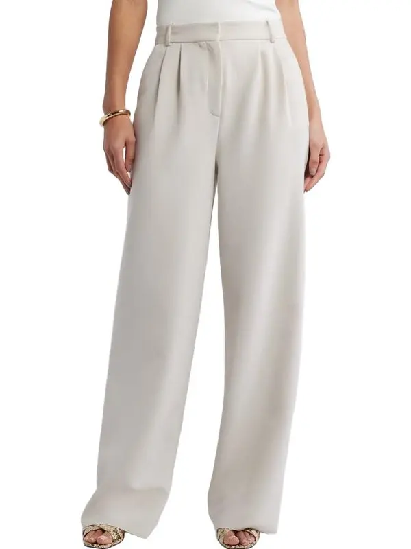 OPEN EDIT Icon Trousers - Beige Pumice