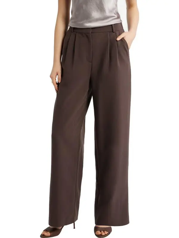 OPEN EDIT Icon Trousers - Brown Seal
