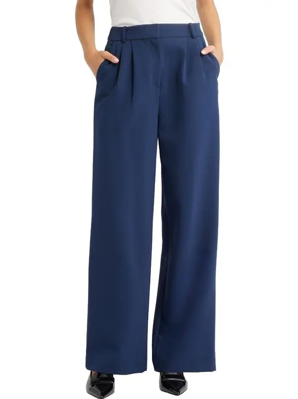 OPEN EDIT Icon Trousers - Navy Iris