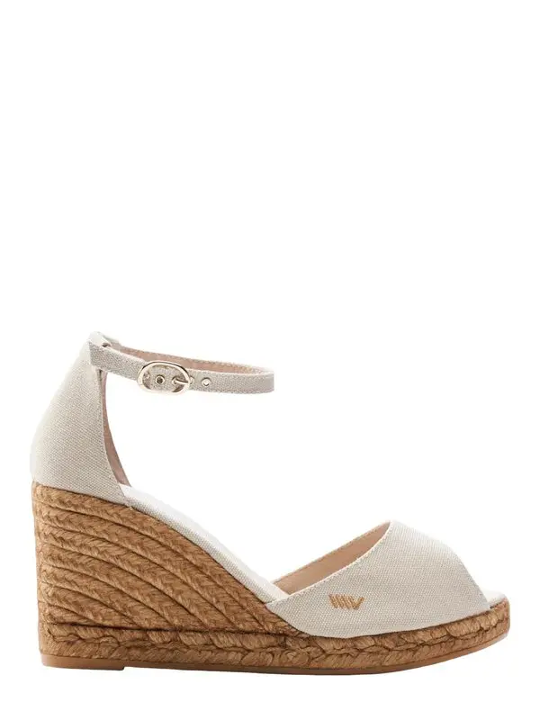 VISCATA Aiguafreda Espadrille Wedge Sandals - Beige