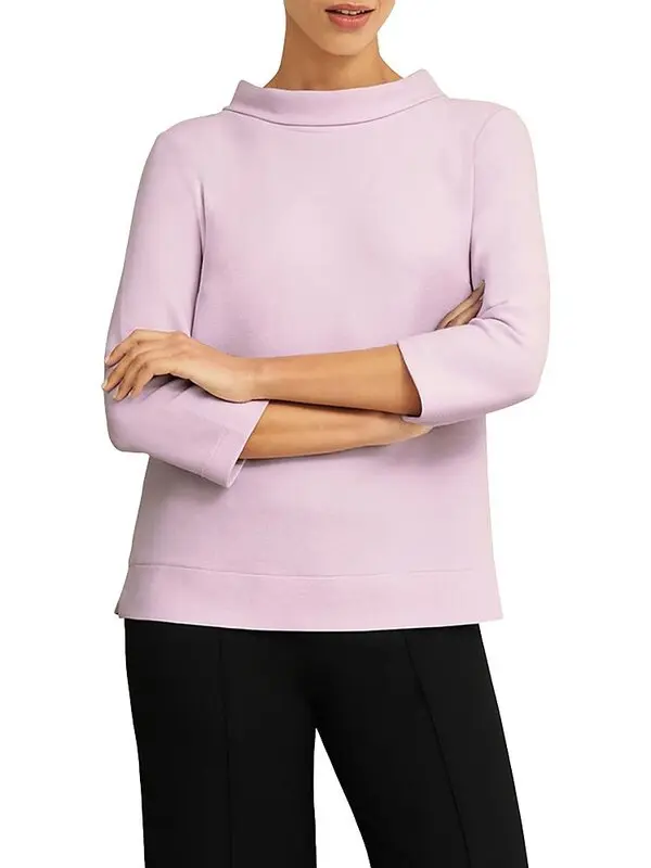 HOBBS LONDON Betsy Top - Dusted Pink