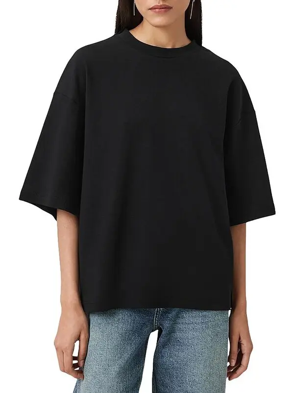 ALLSAINTS Amelie Oversized Tee - Black