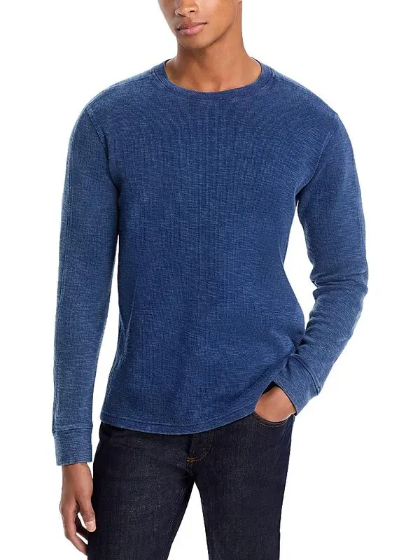 Rails Rheese Textured Long Sleeve Tee - Vintage Indigo