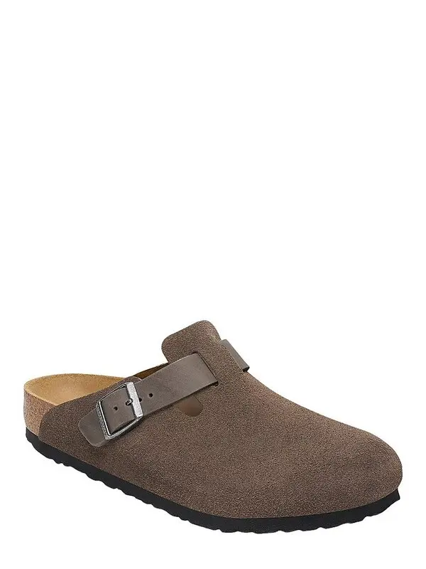 BIRKENSTOCK Boston Clogs By - Concrete Gray